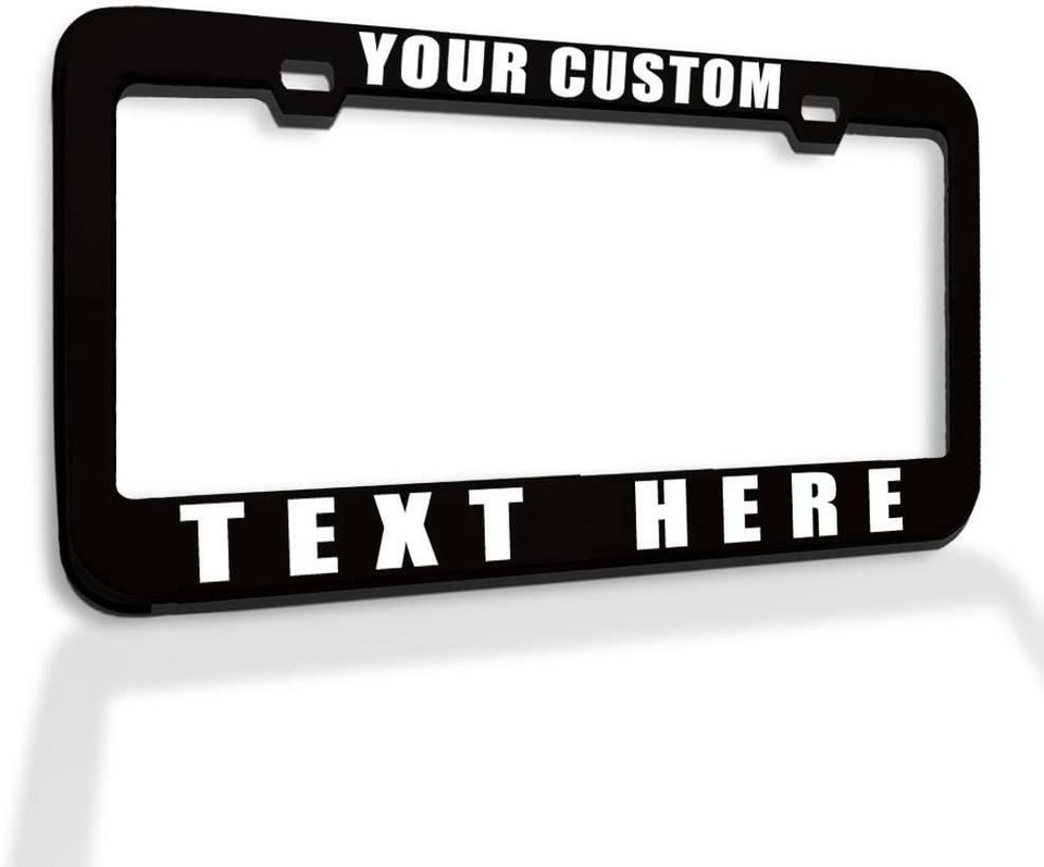 Crazy Cat Lady Cat Lovers Design Metal Car License Plate Frame Auto Tag ...