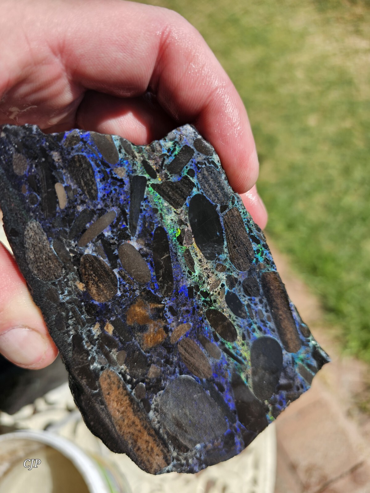 3.0kg Rainbow Matrix Opal (Sandstone Matrix) rough. Lapidary rocks ...