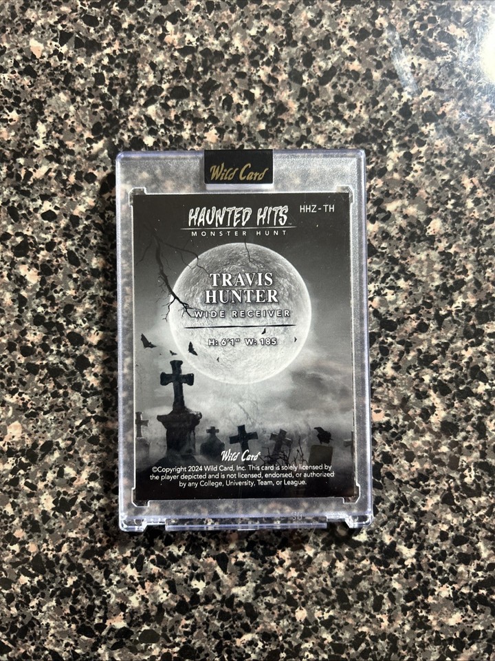 2024 Travis Hunter Wild Card Haunted Hits Monster Hunt 2/2 | eBay