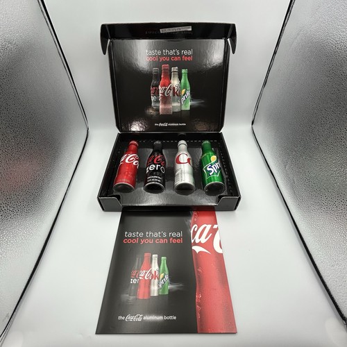 Coca Cola Intro Aluminum Bottles 2008 Promotional Box Set Sprite Coke ...