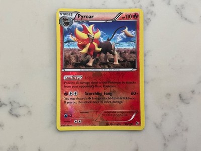 Pyroar 20/106 Reverse Holo Rare XY Flashfire Pokemon Card | eBay Australia