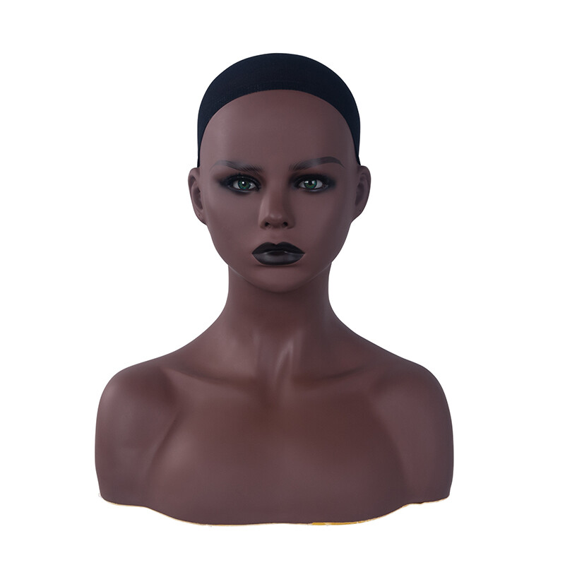 Amazing Mannequin Head Display Head Dummy Shop Window Male Female Black ...