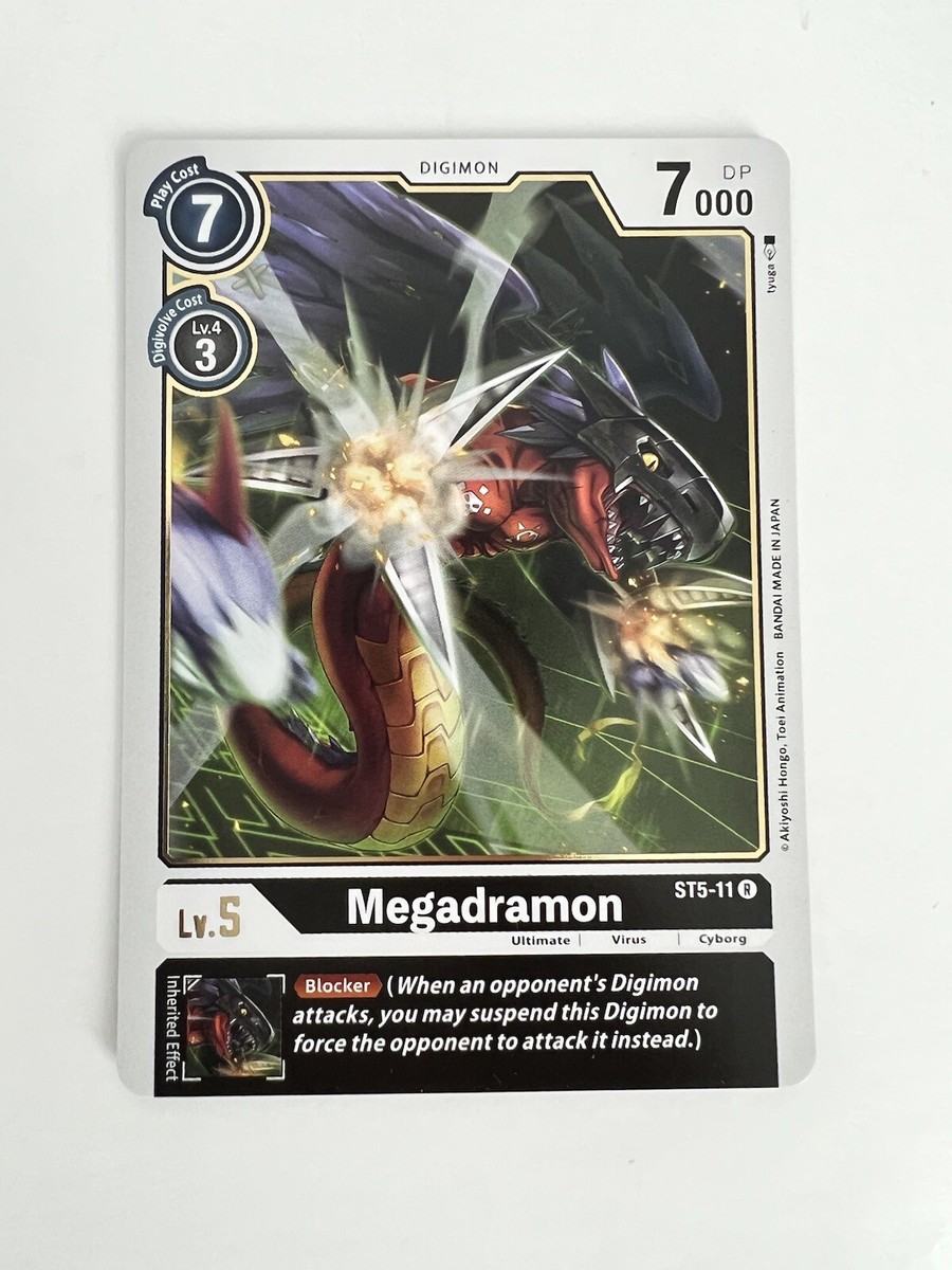 Digimon Megadramon Card