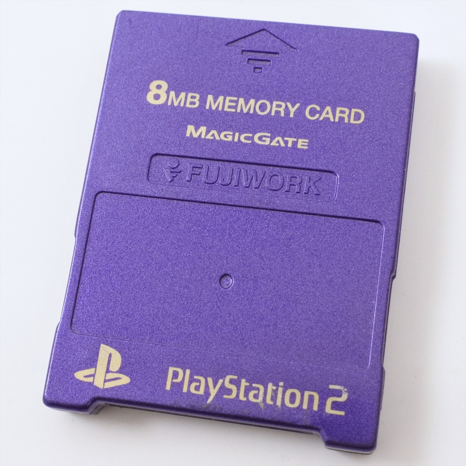 PS2 Memory Card 8MB Fujiwork VIOLET Memory King Playstation 2 Made in ...