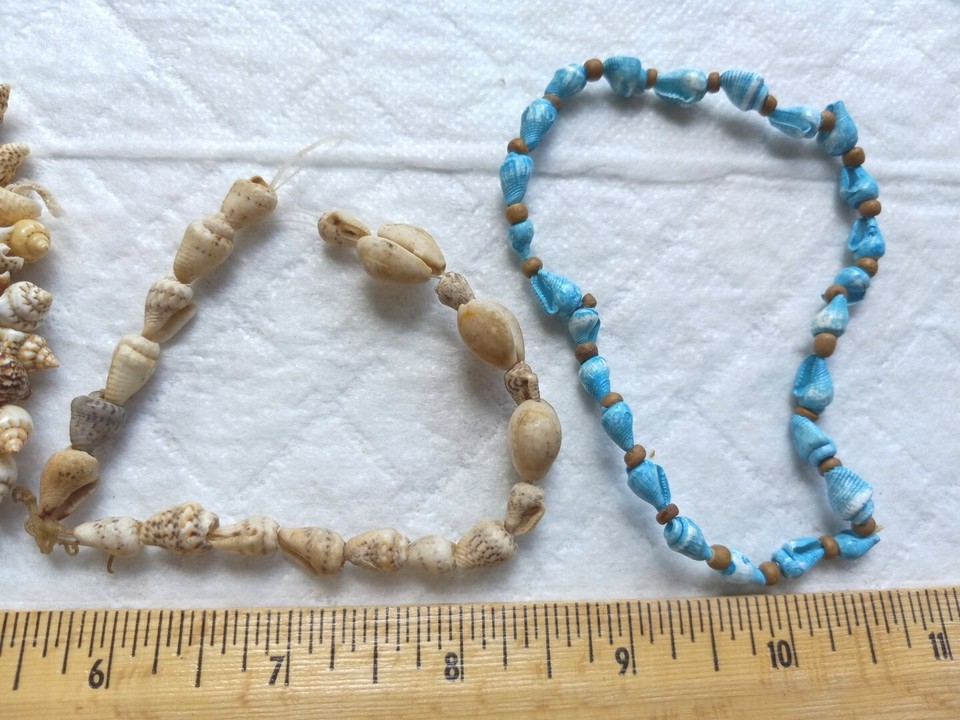 COWRIE and CONCH SHELLS FOR CRAFTS OR JEWELRY MAKING PINKS TURQUOISE ...