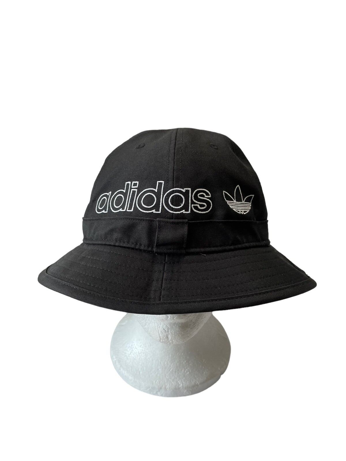 Adidas Original Bell Bucket Hat Black Adult OSFM Tref… - Gem