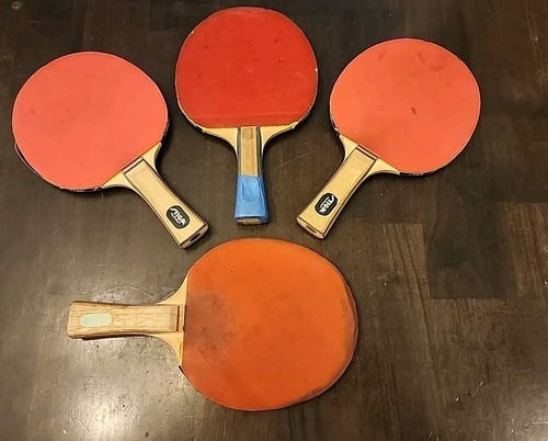 Stiga Ping Pong Table Tennis Paddles Racket Set of 4 Vintage | eBay