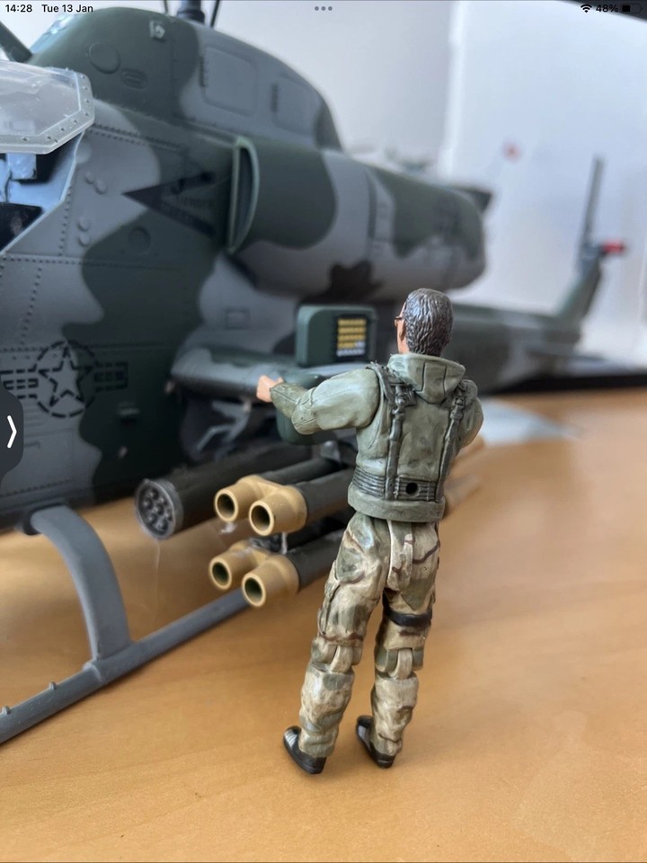 Gi Joe Dragonfly Type Cobra Assault Helicopter 1/18 | eBay UK