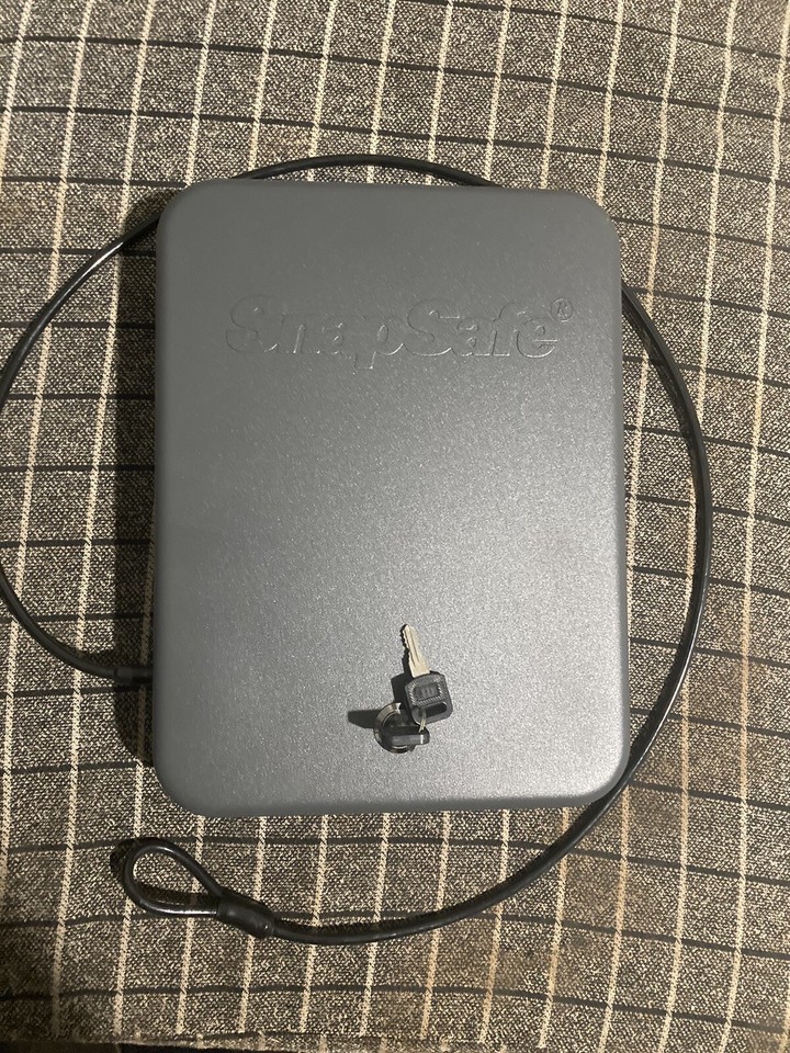 Snap Safe gun lock box for car With Keys | eBay