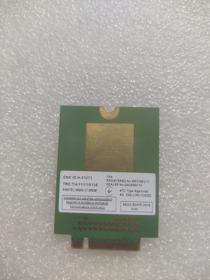 284DC Dell DW5820e Fibocom L850-GL LTE/WCDMA 4G WWAN CELLULAR Card ...