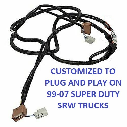 1999 2004 2007 FORD F250 F350 BED TAIL LIGHT CONVERSION HARNESS 08 16 ...