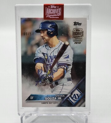 2019 Topps Archives Signature Series Steven Souza Jr 2016 Autograph #05 ...