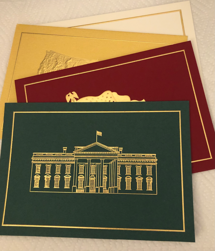 4 TRUMP PEN EAGLE SEAL 2 BLUE & 2 RED GOLD SIGNATURE PRES REPUBLICAN ...