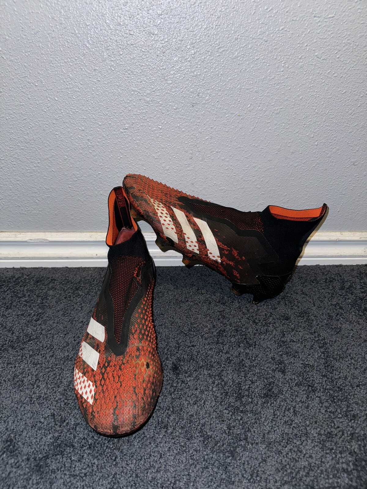 Adidas Predator Mutator 20+ FG Men Sz 10 - Black Red … - Gem