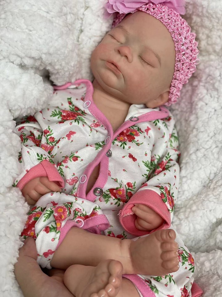 18inch Timothy Reborn Girl Doll Full Body Solid Platinum Silicone Doll ...