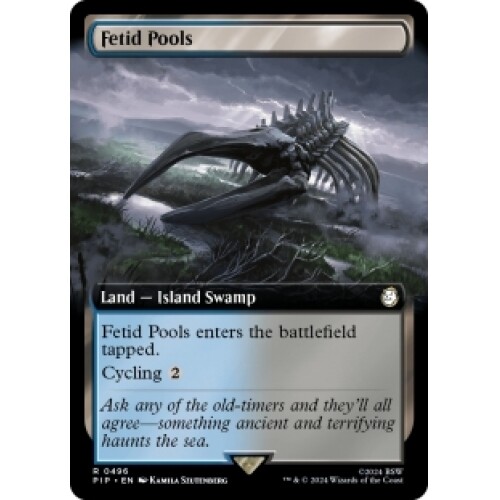 FETID POOLS (EXTENDED ART) X4 Universes Beyond: Fallout Magic MTG MINT ...