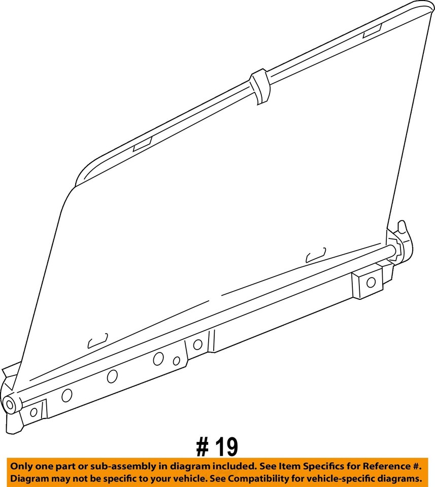 GM OEM 13-19 XTS Rear Door Interior Trim-Sunshade 22795215 | eBay