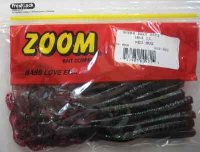 Zoom 009-021 9" Mag Ii Worms Red Bug 20CT | eBay