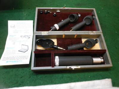 Vintage American Optical Co Otoscope Ophthalmoscope Retinoscope In Case ...