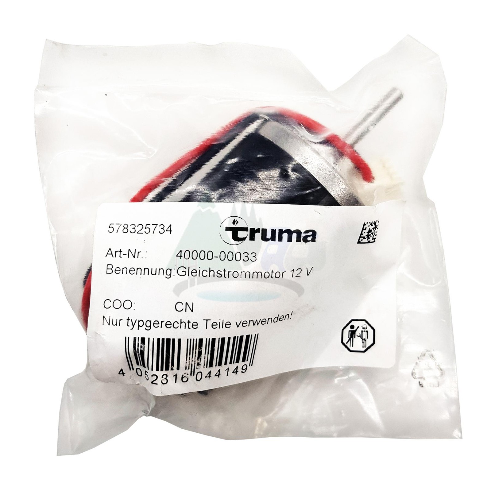 TRUMA SPARE TEB3 FAN MOTOR 12V FOR GAS HEATER S3004 S5004 SPARE 40000 ...