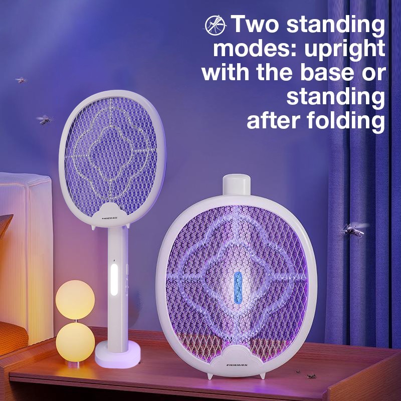 USB Rechargeable Fly Swatter Racket Instant Mosquito Insect Killer ...