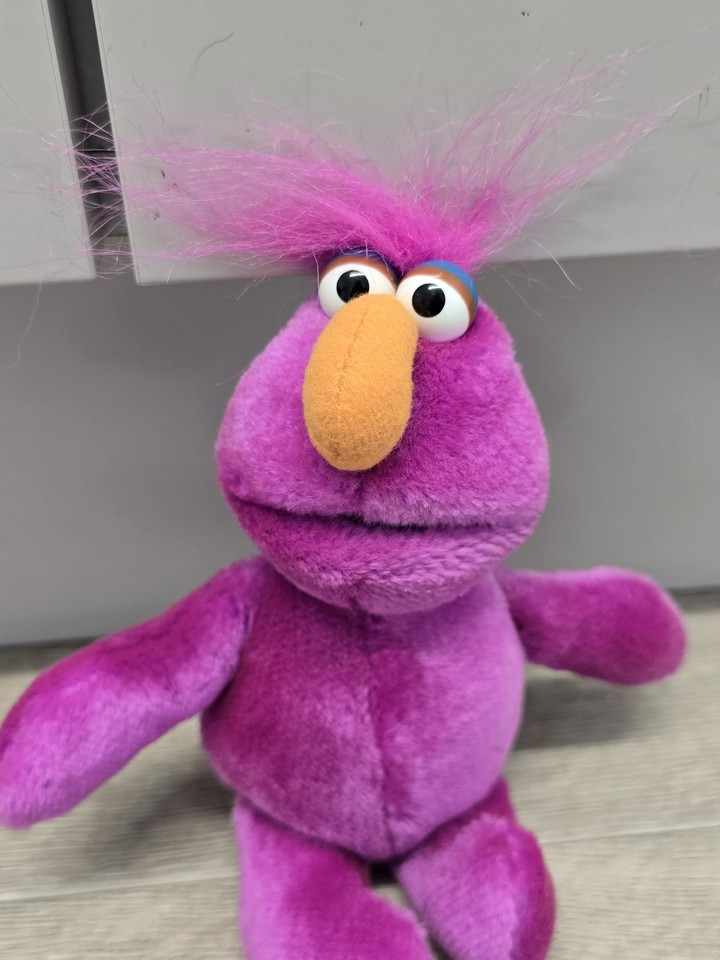 Vintage 1995 Jim Henson Sesame Street Telly Monster Applause Plush Soft ...