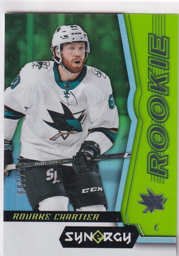 18/19 UD SYNERGY ROURKE CHARTIER GREEN RC ROOKIE /299 #46 | eBay
