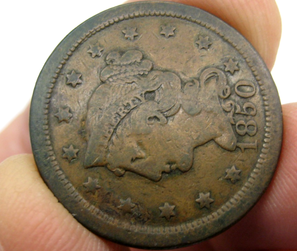 Nice ~ 1850 LARGE CENT ~Good+ | eBay