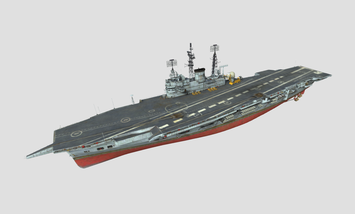 1/600 HMS Ark Royal R09 Aircraft Carrier (waterline/full hull) 3D ...