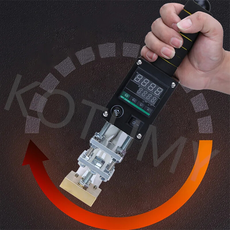 Small Hand-Held Manual Embossing Machine Portable Double Handle Hot ...