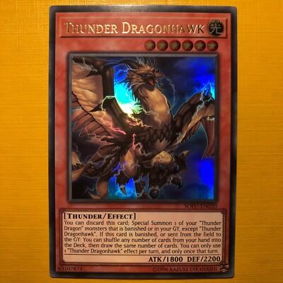 Thunder Dragonhawk - YuGiOh - Ultra Rare - SOFU - Mint Card! | eBay UK