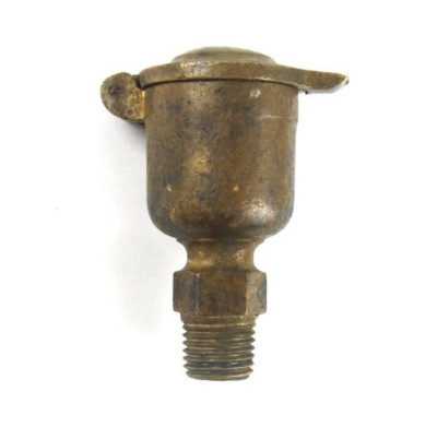 Vintage 1/4" NPT Brass Flip Top Grease Cup Oiler Gits Hit Miss Engine ...