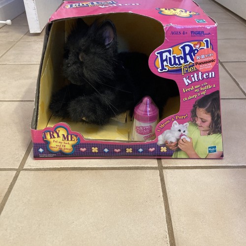 FurReal Friends Black Kitty Cat Kitten Tiger Electronics 2002 ...