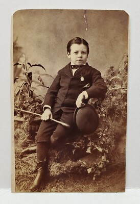 Boy Orator Ralph Bingham Entertainer Humorist Performer 1870s CDV Photo ...