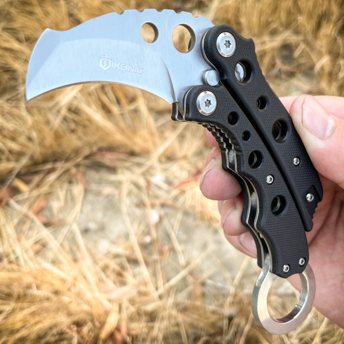 Survival Camping Hunting Folding Karambit Blade Tactical Claw Pocket ...