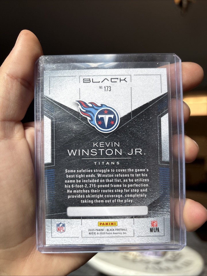 2025 Panini Black - Kevin Winston Jr Rookie Card /99 | eBay