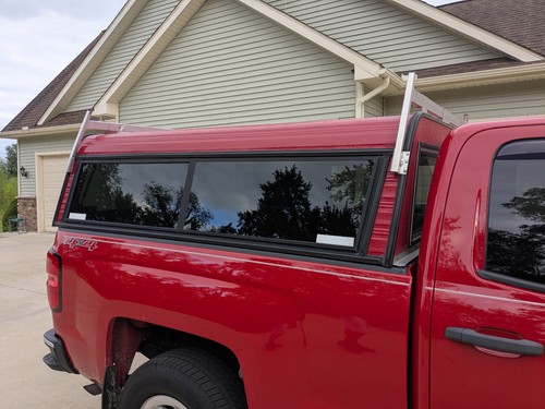 CHEVY SILVERADO ALUMINUM TOPPER 1500 2500 3500 BED CAP SHELL CAMPER ...