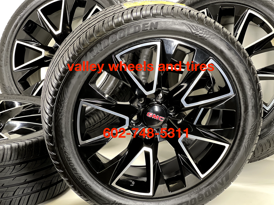 22" CHEVY TAHOE SUBURBAN RST FACTORY 22 WHEELS TIRES OEM RIMS SILVERADO ...
