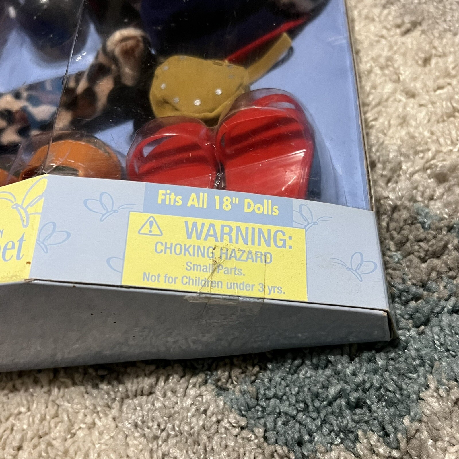 Vintage TollyTots Friends by Tolly Doll Accessory Set 18" Shoes Hat ...