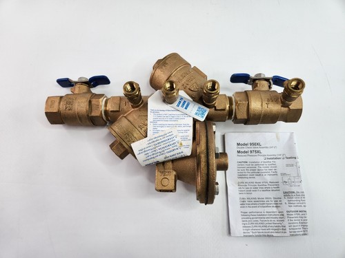 Zurn 975XL 1-975XL 1" Reduced Pressure Principle Backflow Preventer ...