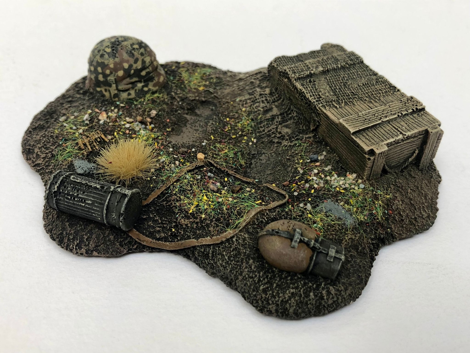 1/16 scale WW2 figure Vignette base (Approx 100 x 85mm) | eBay