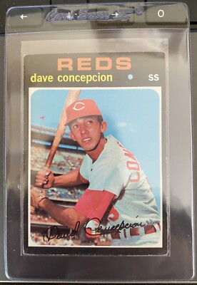 1971 Topps Dave Concepcion Rookie #14 EX-MT RC 100% Authentic “Centered ...