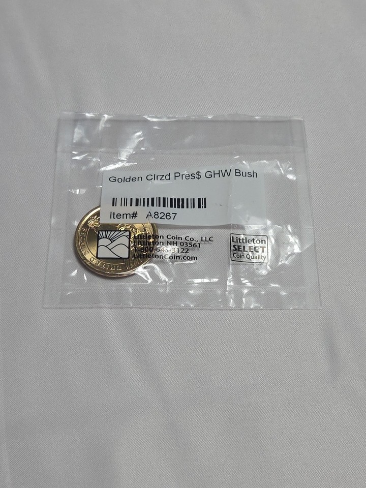 Colorized George H W Bush Dollar Coin Uncirculated | eBay