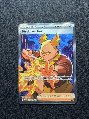 2025 Pokemon Phantasmal Flames Firebreather Full Art 119/94 | eBay
