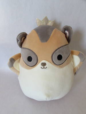 Kellytoy Squishmallow Ziv The Tan Sugar Glidder 7.5 " Soft Plush Pillow ...