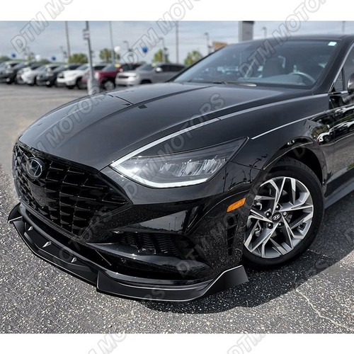 For 2020-2022 Hyundai Sonata CK-Style Painted Black Front Bumper ...