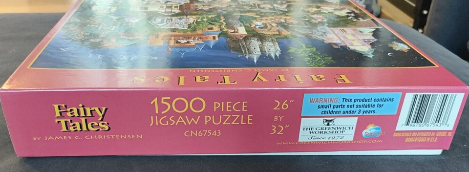 1500 Piece Jigsaw Puzzle: Fairy Tales James C. Christensen (SunsOut, 26 ...