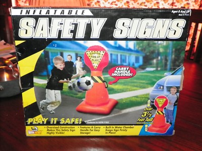 INFLATABLE SAFETY SIGN | eBay