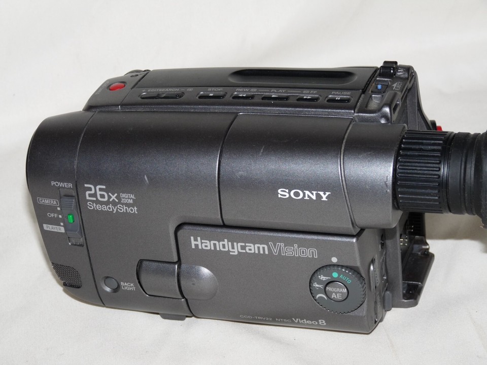 READ DESCRIPTION Sony CCD-TRV22 8mm Video8 Camcorder Camera VCR Player | eBay