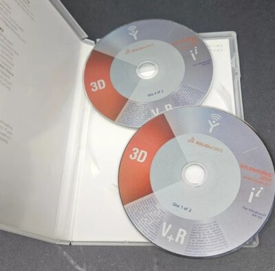 SOLIDWORKS 2017 3D Experience 2 Discs 64-bit Windows NO SERIAL/CD KEY ...